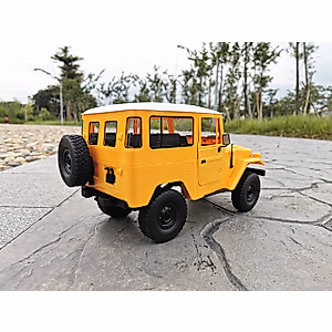 YIKESHU RC Rock Crawler RC Truck 4x4 WPL C34 RTR Mudding Remote Control Truck 2.4Ghz 1/16 RC Crawler All Terrain Car, Full Scale Off Road Truck Realistic Vehicle Hobby RTR Adult