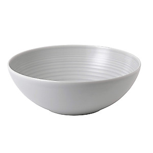 Royal Doulton Maze Serving Bowl 25cm Light Grey