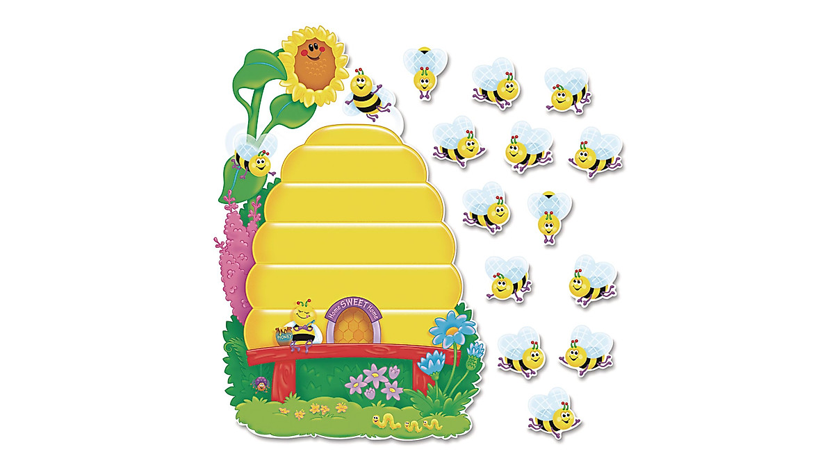 Trend Busy Bees Job Chart Bulletin Set for Classroom Organization
