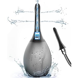 Enema Douche Anti Back-Flow, Amal Douche Connected to Shower Hole,Enema Bulb with 7 Spouts, Reusable Enima Vaginal Cleaner kit for Men Women