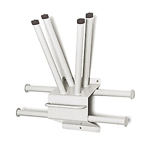 X-Ray Apron & Glove Rack (Wall Mount) - 2 Bars, 4 Glove Holders, Steel