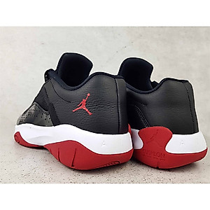 Nike Jordan Men's 11 CMFT Low Bred Black/White-Gym Red (DM0844 005) - 9