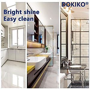 DOKIKO 100 PCS Glass Cleaner Tablets for Home,Dissolve Concentrated Tablets, Glass Cleaner, 100 Concentrated Dissolvable Refill Tablet,1 Pack Makes 100 * 16 fl oz Cleaner Spray