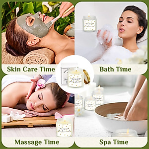 7 Pcs Bridesmaid Gifts Candle Maid of Honor Candle Matron of Honor Gift for Women Lavender Scented Candles Gifts Bridal Proposal Invited Favor for Bridal Shower Wedding