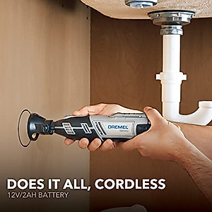 Dremel 8220-1/28 12-Volt Max Cordless Rotary Tool Kit- Engraver, Sander, and Polisher- Perfect for Cutting, Wood Carving, Engraving, Polishing, and Detail Sanding- 1 Attachment & 28 Accessories