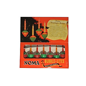 Noma Bubble Lite Set of 7 Vintage Special Edition Christmas Lights Nostalgia