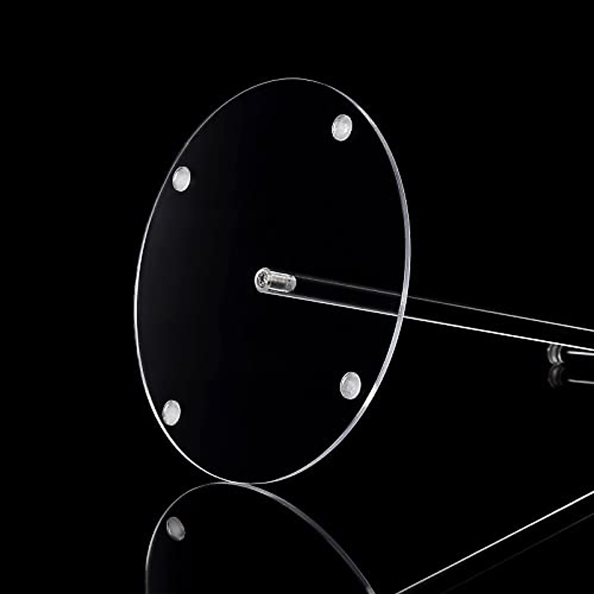 Liuyoyo Bathroom Hand Towel Holder Stand,T-Shape Acrylic Standing Hand Towel Holder,Towel Rack Stand countertop Towel Holder Tower Bar for Bathroom Kitchen Countertop