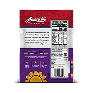 DAVID Seeds Roasted and Salted Sweet and Spicy Jumbo Sunflower Seeds, Keto Friendly, 5.25 oz (Pack of 1)