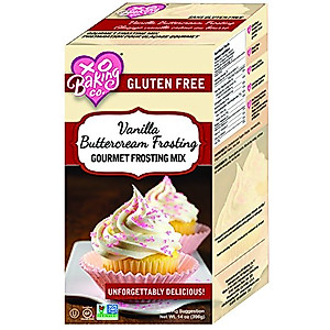 XO Baking Gourmet Vanilla Buttercream Frosting Mix - Gluten-Free Non-GMO Vanilla Frosting