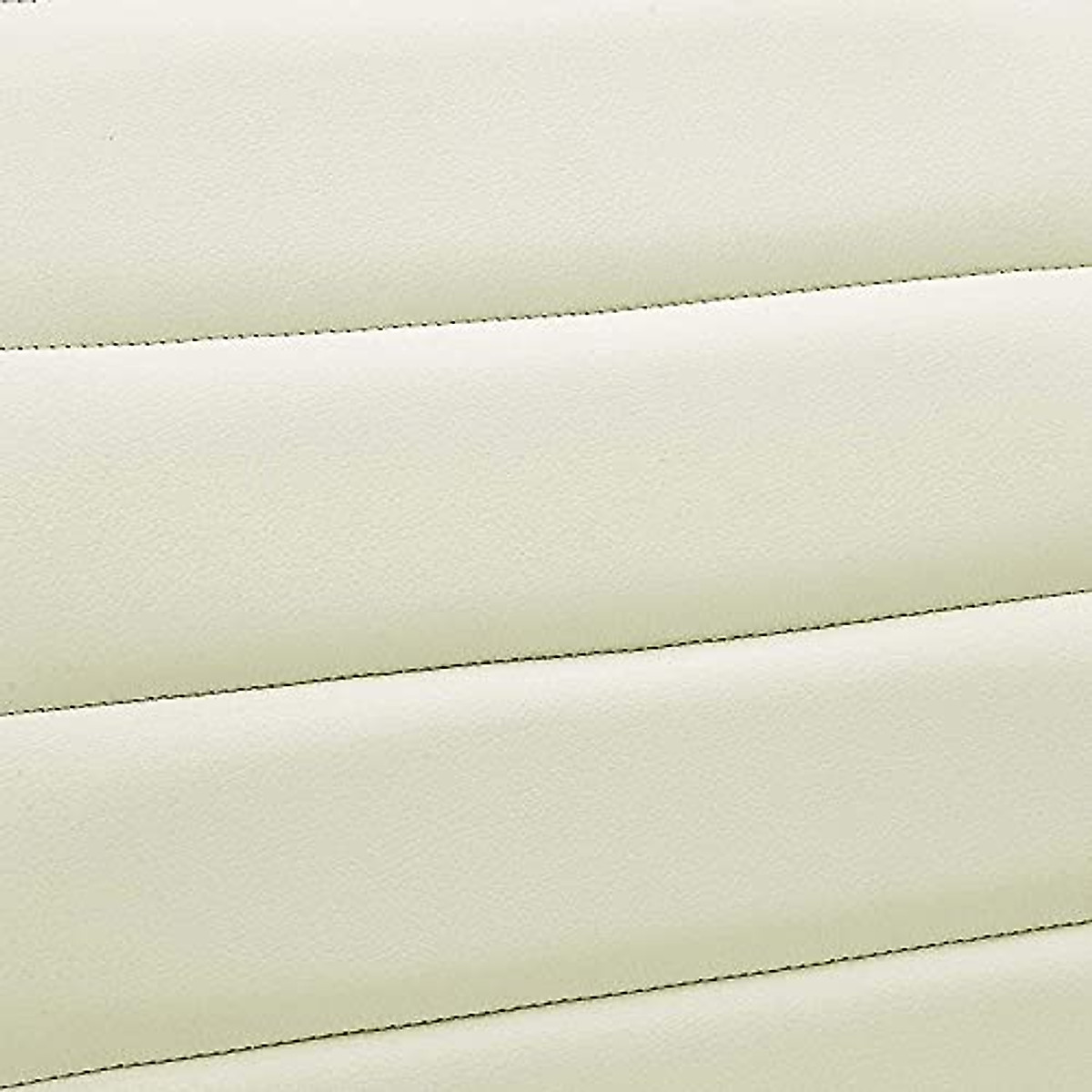 Modway Ripple Ribbed Armless Mid Back Swivel Conference Office Chair In White