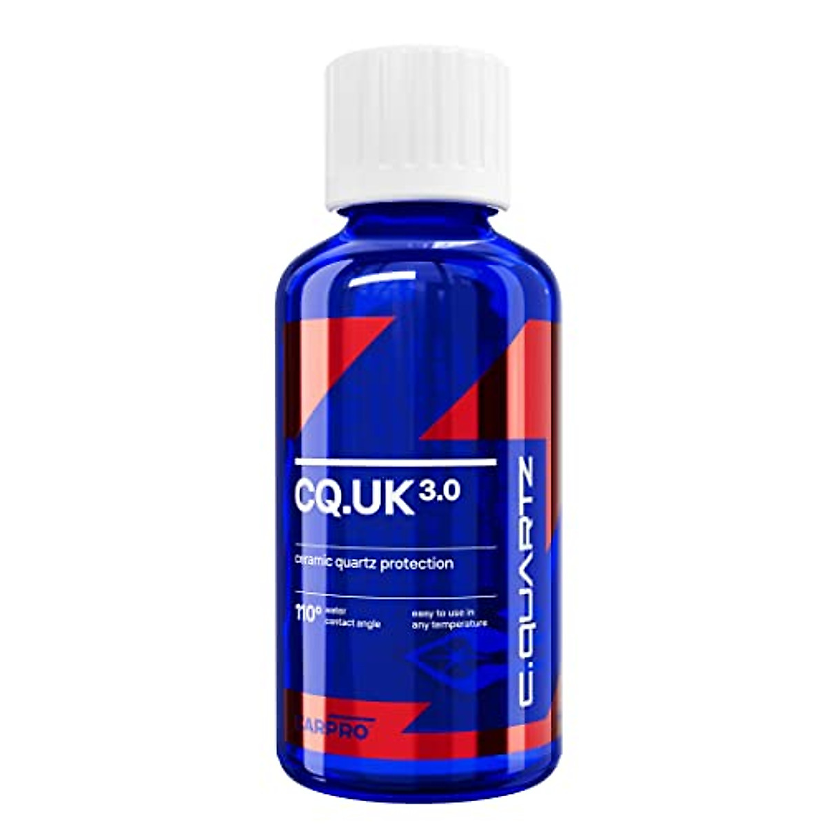 CARPRO CQUARTZ UK 3.0_30ml Kit - Ceramic Coating Finish, Quartz Based Nanotechnology, Bonds to Paint, Glass, Metal and Plastic