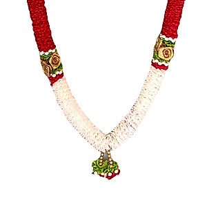 LOVENSPIRE Pack of 2 Varmala Wedding Garland Artificial Red Rose Varmala Indian Milini Mala Indian Wedding Haar Bride and Groom Mala Muslim Arab Punjabi Nika Event