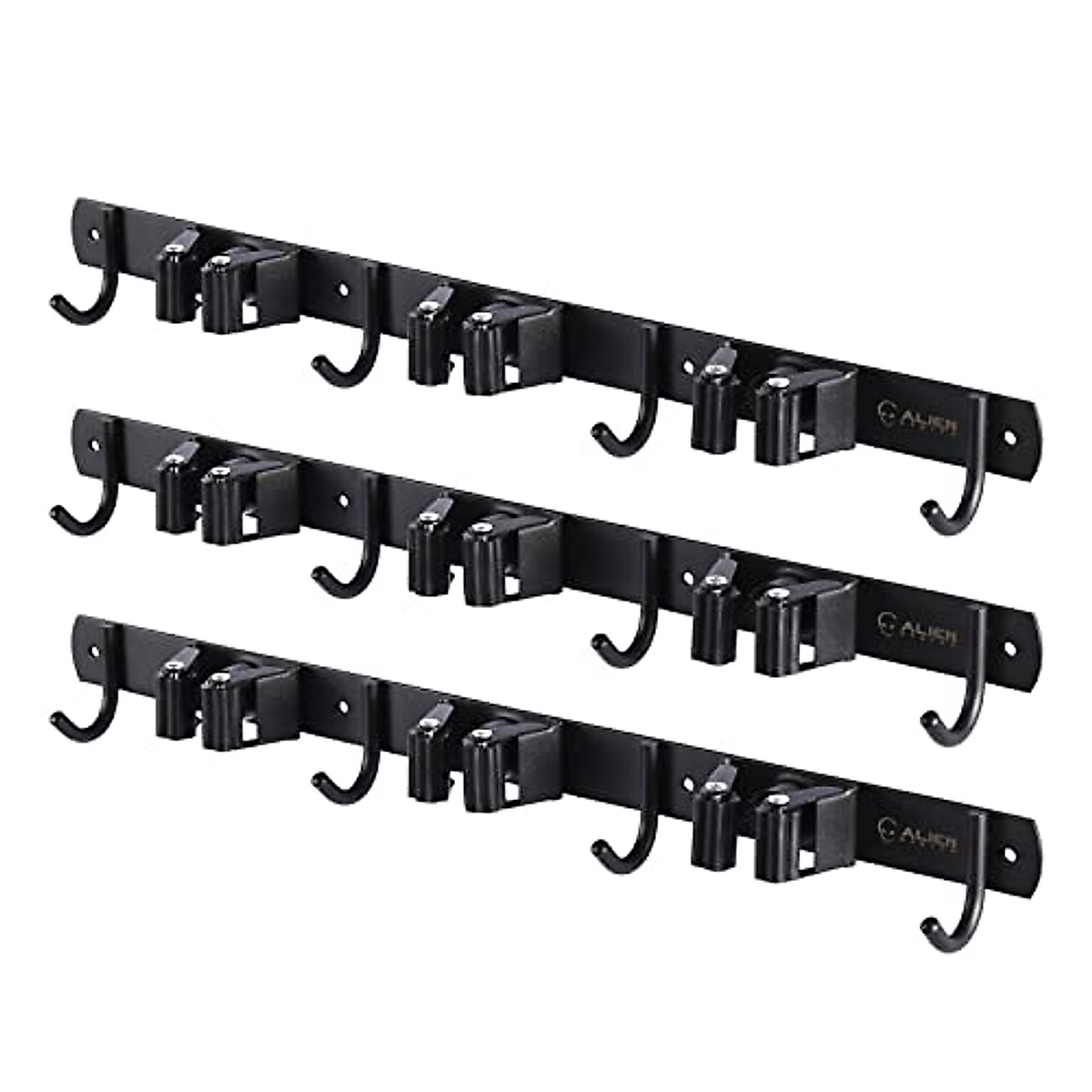 The Cosmic tool organizers and storage rack system – Magnetic tool holder 5 Pack, Mop and broom holder 3 Pack and Power tool organizer to take care of your garage organization needs