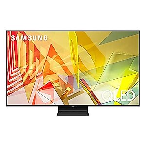 SAMSUNG 65-inch Class QLED Q90T Series - 4K UHD Direct Full Array 16X Quantum HDR 16X Smart TV with Alexa Built-in (QN65Q90TAFXZA, 2020 Model)