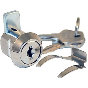 FJM Security FJM-3756-KA Deadbolt Keyed Alike Clip Lock with Chrome Finish, Keyed Alike