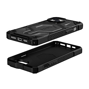 URBAN ARMOR GEAR UAG-IPH22LA-PMS-KS iPhone 14 Plus (6.7) 2022, Impact Resistant Case, MagSafe Compatible, Monarch Pro, Kevlar Silver