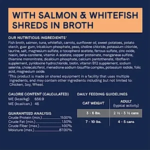 Canidae Adore Premium Wet Cat Food, Morsels with Salmon and Whitefish in Broth, 2.46 Ounce (Pack of 24), Grain Free