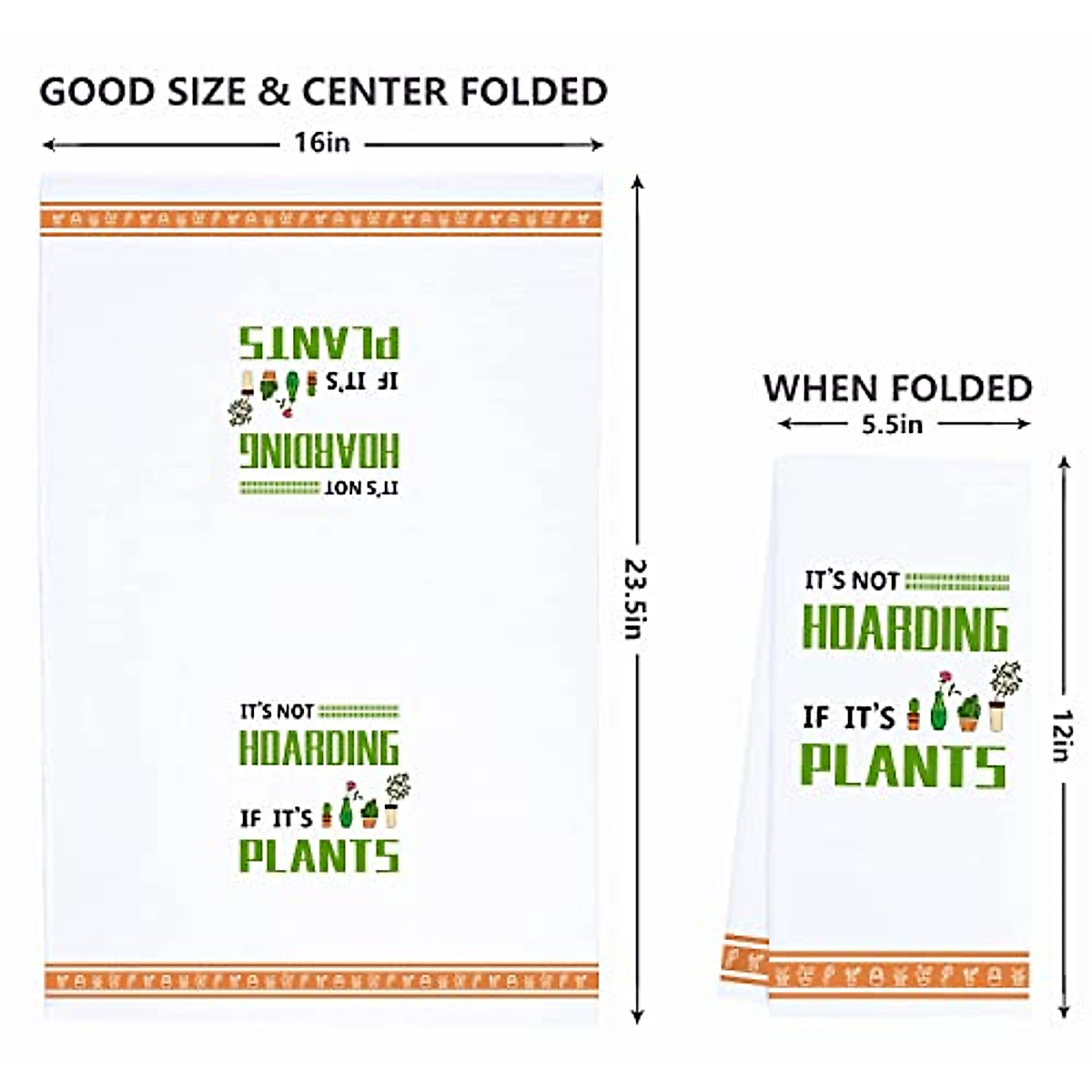 Funny Kitchen Towels, Plant Gifts for Plant Lovers Women Gardener, Funny Birthday Gift for Friend, Plant Mom Lady Gifts, Funny Gardening Gifts, Housewarming Gift