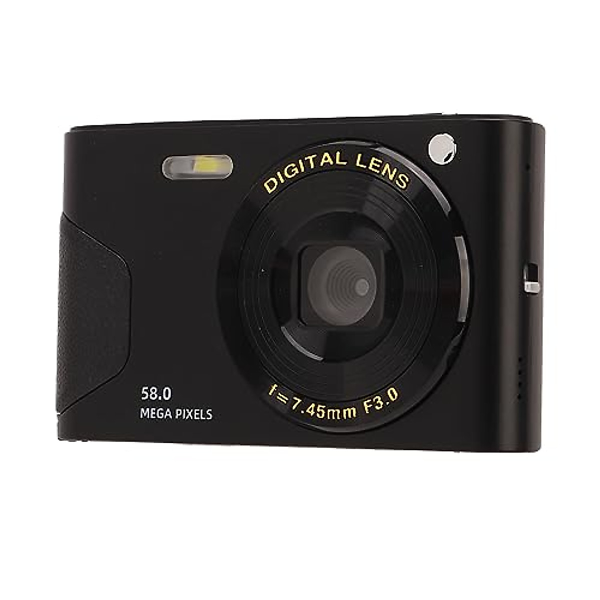 Digital Zoom Camera, Timing Photo Auto Focus Face Recognition 800mAh 4K HD Smart Camera 2.7in TFT Screen for for Picture Shooting (Black)