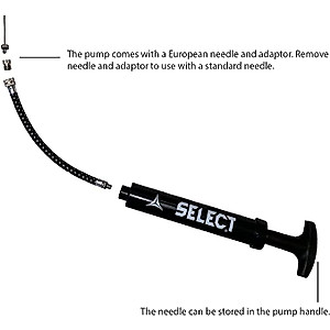 Select Club DB V22 Soccer Ball, 12-Ball Pack with Duffle Ball Bag and Hand Pump, White/Blue, Size 5