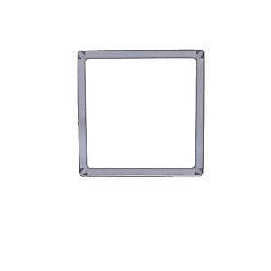 Useful Square Mousse Mold Stainless Steel Cake Ring Mousse Cutter Cake Mold Dessert Ring Pastry Mould Baking Tool (The diagonal size is 7 Inch)