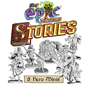 Tiny Epic Dungeons: Stories Expansion - Includes 8 New Hero Miniatures
