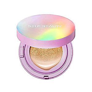 SELFBEAUTY UNICONIC Moisturizing Cushion Foundation 15g #21. Pure Ivory | Foundation Makeup | Compact Face Makeup Concealer | Face Compact Makeup Foundation (#21. Pure Ivory)