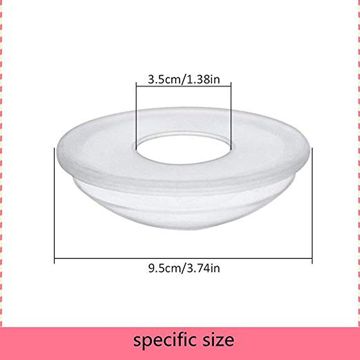 Breast Shells, Milk Saver, Nursing Cups, Nursing Moms to Ease Nipple Pain, BPA-Free and Reusable, Collect Breast Milk Leak (2 Pack)