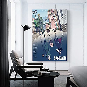 LIUBO Spy X Family Anime Poster Poster Canvas Wall Art Room Aesthetic Posters 12x18inch(30x45cm)