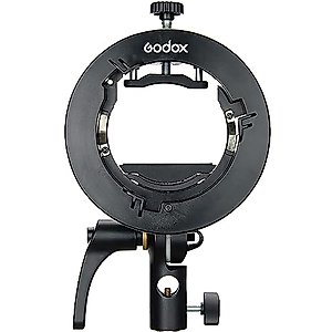 Godox S2 Bowen Mount S-Type Flash Holder Bracket for Godox V1 V860II AD200 AD200Pro AD400Pro Speedlite Strobe Flash