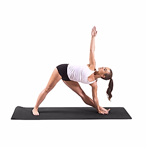 ProsourceFit Natura TPE Yoga Mat 1/4" (6mm) Thick, 72" Long, Reversible with High-Density Cushion & Non-slip Texture, Eco-conscious & Hygienic