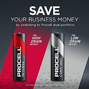 ProCell Alkaline Constant AA Batteries, 1.5V Alkaline AA for Low Drain Professional Devices, Double A Battery with Long-Lasting Power, All-Purpose AA Industrial Batteries, 144-Count Bulk Pack