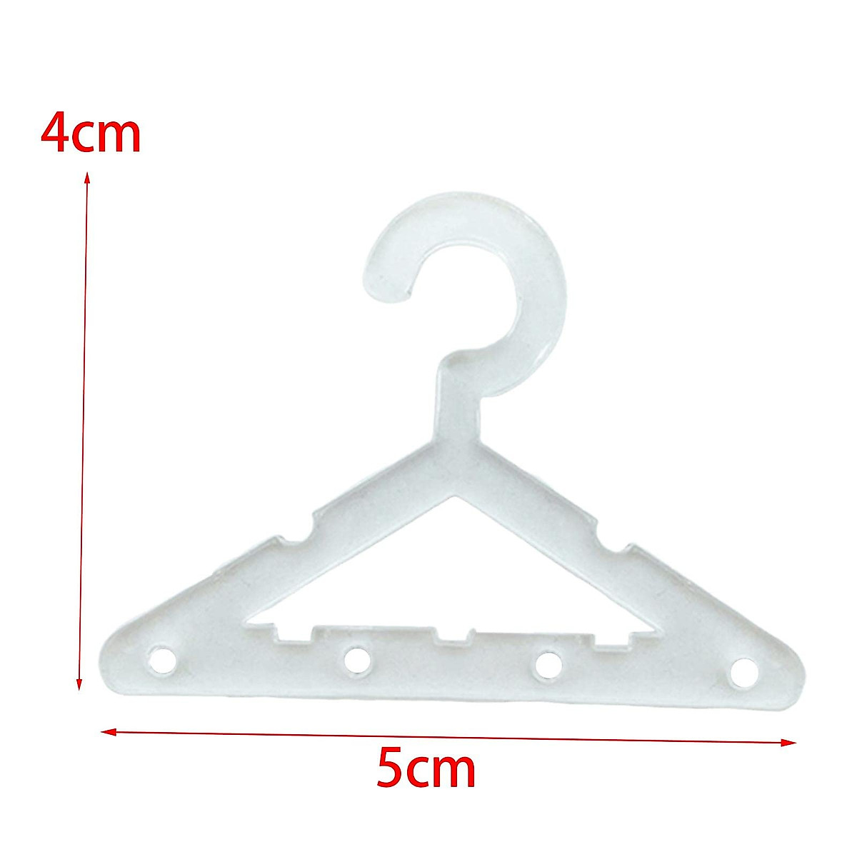 with No Base Acrylic Mini Coat Hanger Rack Earring Hanger for Retail Store Desktop, Clear