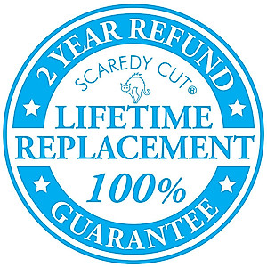 SCAREDY CUT Silent Pet Grooming Kit for Dog, Cat and All Pet Grooming - A Quiet Alternative to Electric Clippers for Sensitive Pets (Right-Handed Pink)