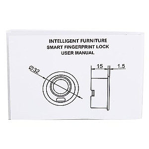Syrisora Lock Fingerprint Lock Full Automatic Semiconductor Keyless Fingerprint Lock Cabinet Drawer Security Combination Lock