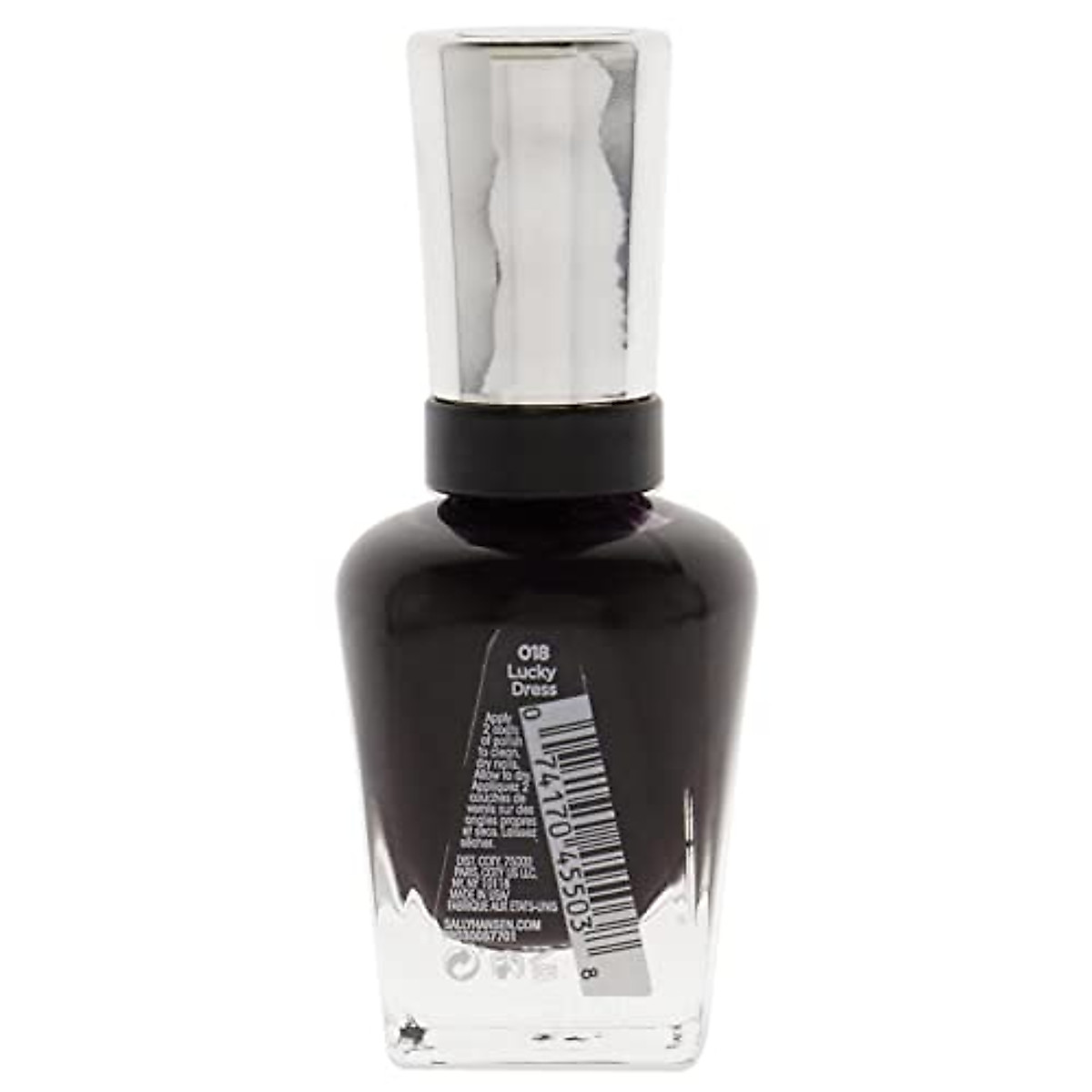 Sally Hansen Complete Salon Manicure Black To Basics, Lucky Dress, 0.5 Fluid Ounce