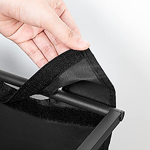 HOOBRO Laundry Hamper, Laundry Sorter 3 Section, Laundry Basket with Wheels, 3 × 10.5 Gal (39.8L), Rolling Cart, Pull-Out and Removable Oxford Fabric Laundry Bags, Rustic Brown and Black BF38XY01G1