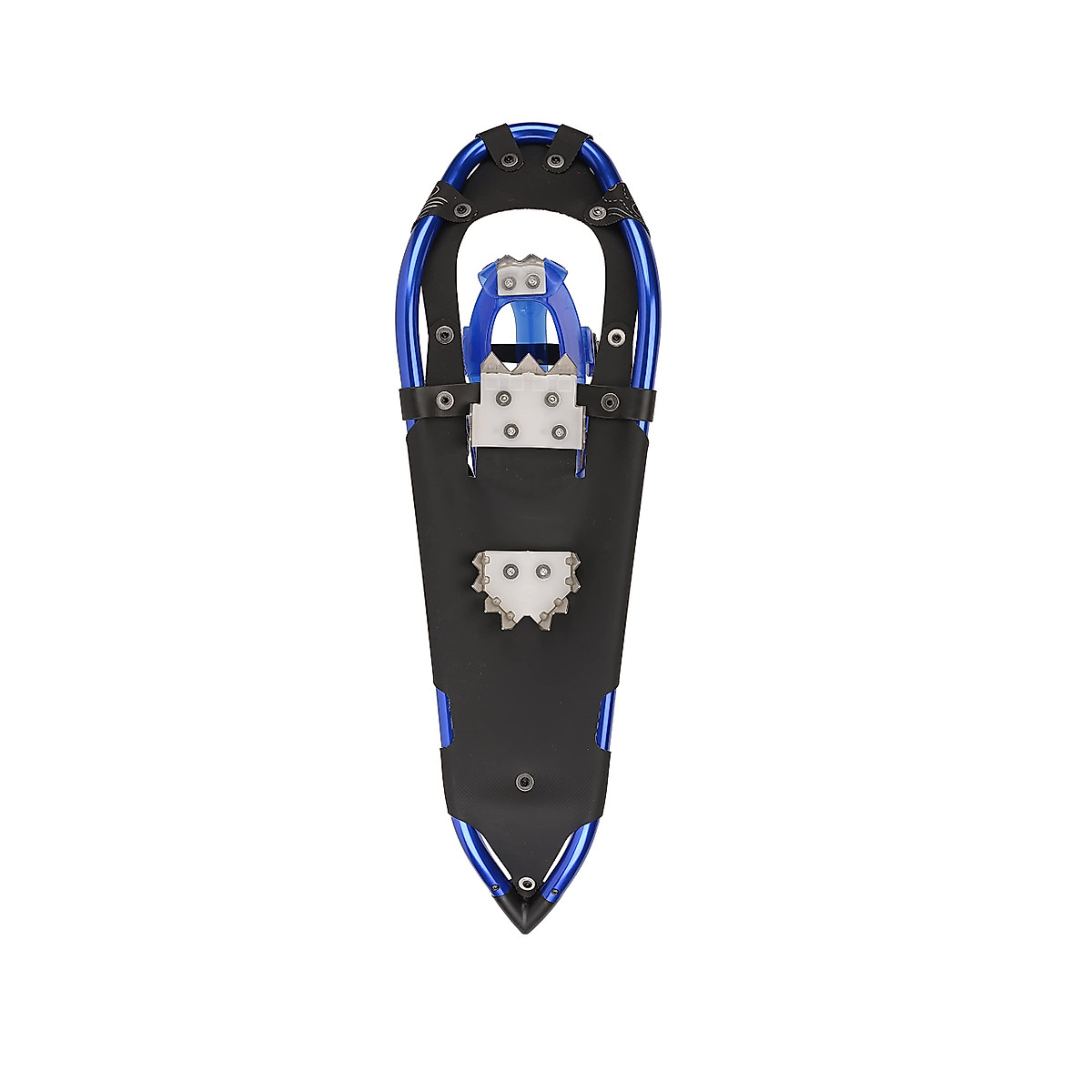 Crescent Moon All Terrian Unisex Snowshoe - Sawtooth 27 (Blue): Unisex All Terrain Snowshoe with Award Winning Single Loop Pull Binding, Stainless Steel Crampons and Heel Lifts