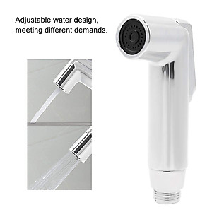 Bidet Toilet Spray, Stainless Steel Bidet Toilet Sprayer Head Handheld Bidet Sprayer Cloth Bathroom Diaper Sprayer Bidet Shower Sprayer Toilet Attachment for Kitchen and Toilet Cleaning(1#)