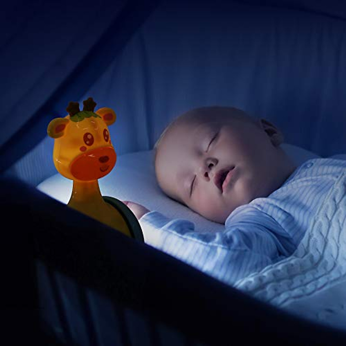 YuanleBao Baby Toys-Giraffe Tumbler Toys with Music and LED Light，Baby Crawling Toys，Cute Rattles Ring Bell Toddler Interactive Learning Development for Baby Toys and Best Gifts（Giraffe）