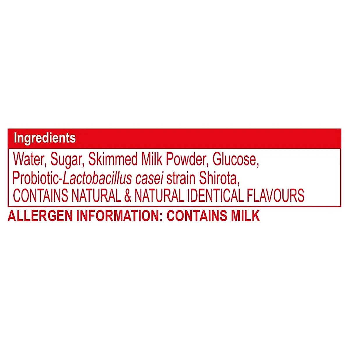 Yakult Probiotic Health Drink Bottle, 65 ml Pack of 5