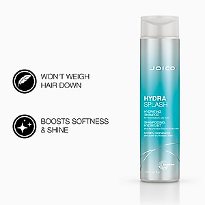 Joico HydraSplash Hydrating Shampoo and Conditioner| For Fine, Medium, Dry Hair | Replenish Moisture | Add Hydration & Softness | With Sea Kelp & Coconut Water |