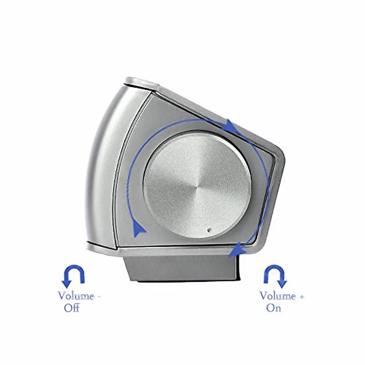 Powerful Portable Soundbar for iMac MacBook PC iPhone Bluetooth 3.0 +EDR, Speakerphone, Powerful 1800mAh Lithium Battery, Super Bass, 3D Stereo Surround Sound 2.0 Channel, Home Cinema System (Silver)