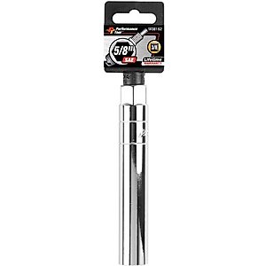 Performance Tool W38162 3/8-Inch Drive 5/8-Inch Extra Long Spark Plug Socket