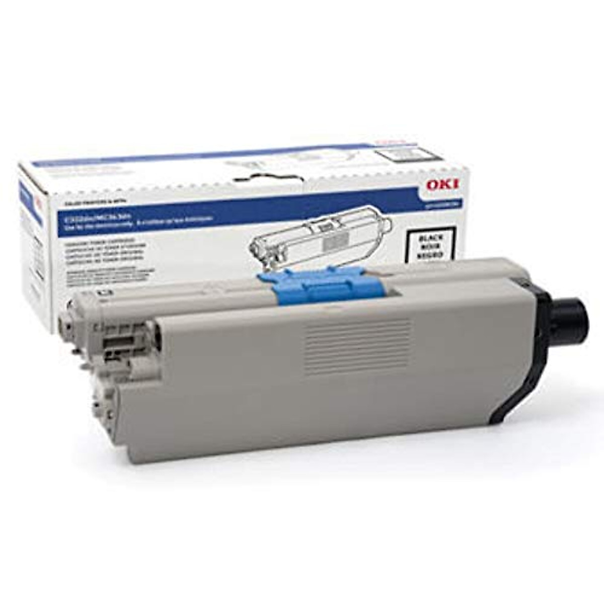 Genuine Brand Name OEM Okidata C332dn/MC363dn Black Toner Cartridge (3.5K YLD) 46508704