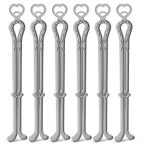 Juvale 6 Pack Folding Boot Shaper Stands for Storage, Grey Clip Support Inserts, Shape Holders for Women's and Men's Boots