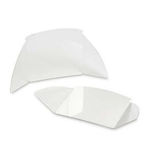 AmeriCan Goods 2Pcs Dental Replacement Light Lens Splash Shield for Pelton & Crane LF-II Upper and Lower Shield Dental Lights