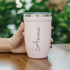 Personalized Groomsman Tumbler, Insulated Stainless Steel, Laser Engraved Custom Best Man Wedding Travel Mugs ((ONYX) Peyto 12 oz)