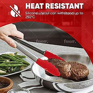 Castle Fit - Chicken Shredder Tool with Silicone Tipped Tongs - Chicken Shredder Tool Twist and Meat Shredder Tool decreases meal prep time and clean up - Amish Chicken Shredder is safe and convenient