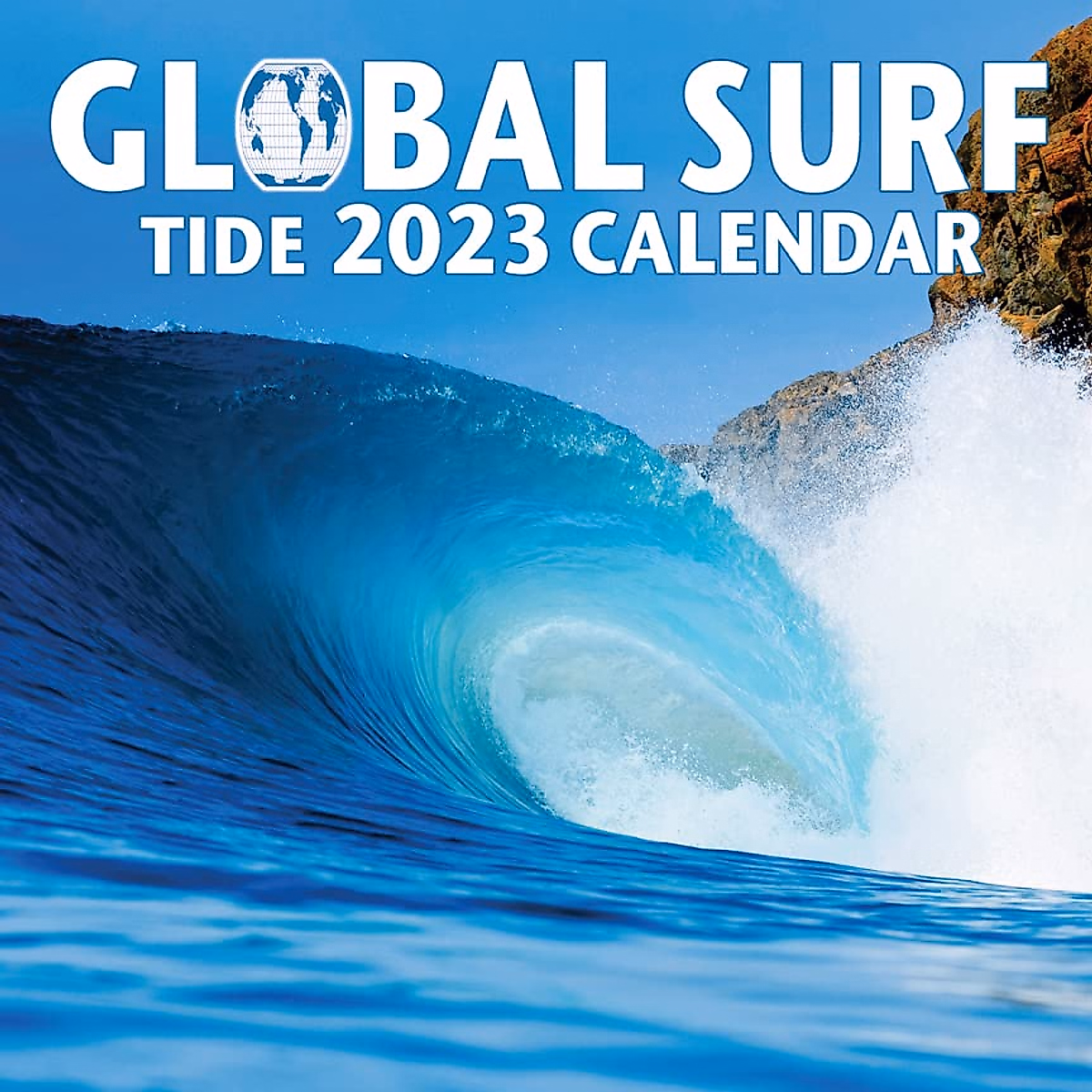 S & A PUBLISHING GLOBAL SURF 2023 SOUTHERN CALIFORNIA TIDE CALENDAR (12 in x 12 in) WALL BENEFITING SAVE THE WAVES, SURFING BOARD SPORTS